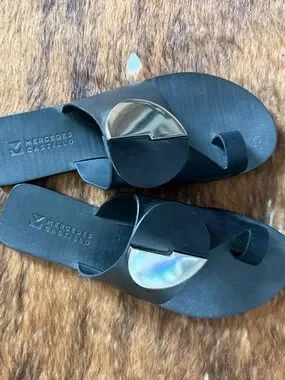 MERCEDES CASTILLO | Shoes | Mercedes Castillo Costanzah Black Leather ...